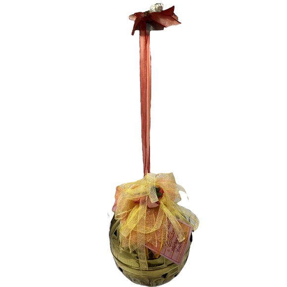 Holiday | Vintage Large Hinged Brass Pomander Ball Ornament Ginger ...